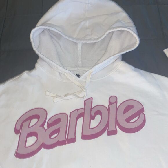 Junk Food Clothing | Tops | Womens Barbie Fleece Hoodie Whitepink ...